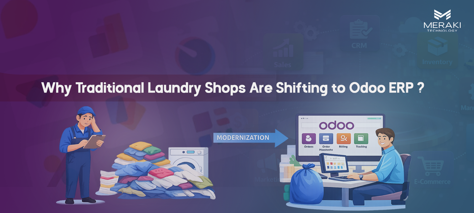 Why Traditional Laundry Shops Shift to Odoo ERP